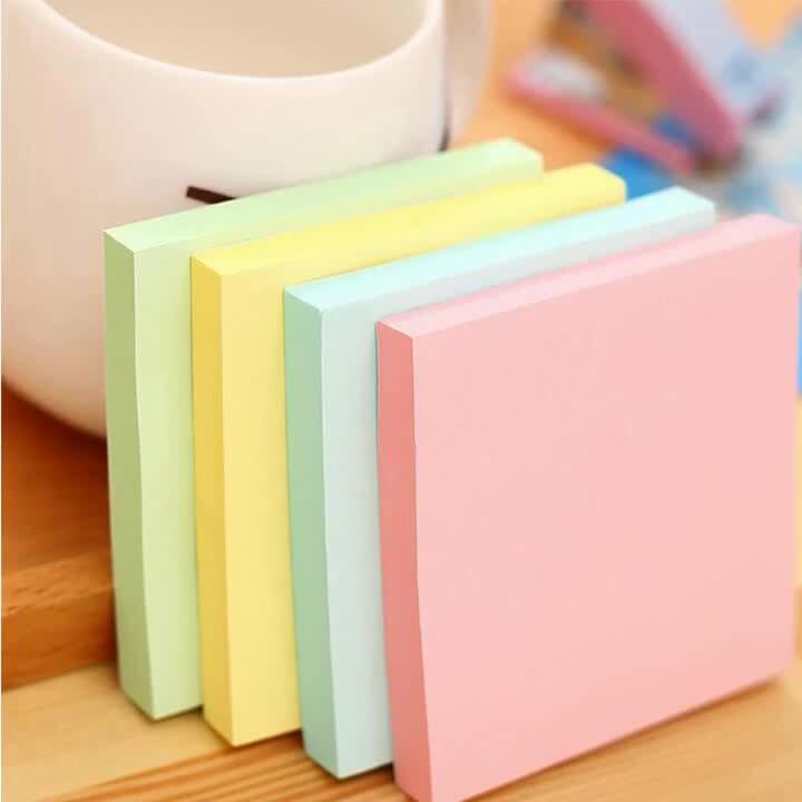 Custom Cube Sticky Note 3x3 Inch 100 Sheets Per Pad Self Adhesive Post ...