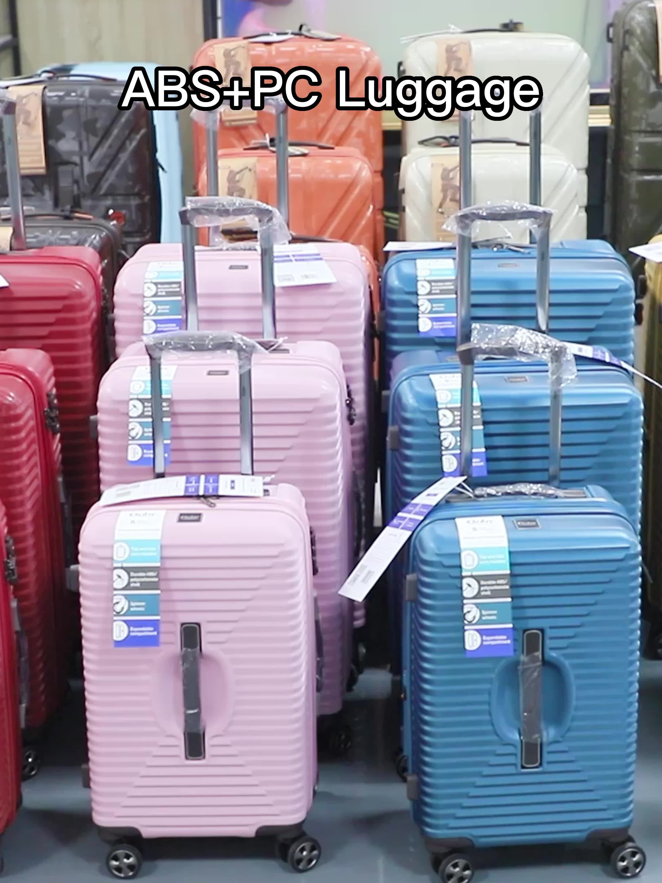 Wholesale Abs Pc Waterproof Suitcase Light Weight Travel Luggage Tsa ...