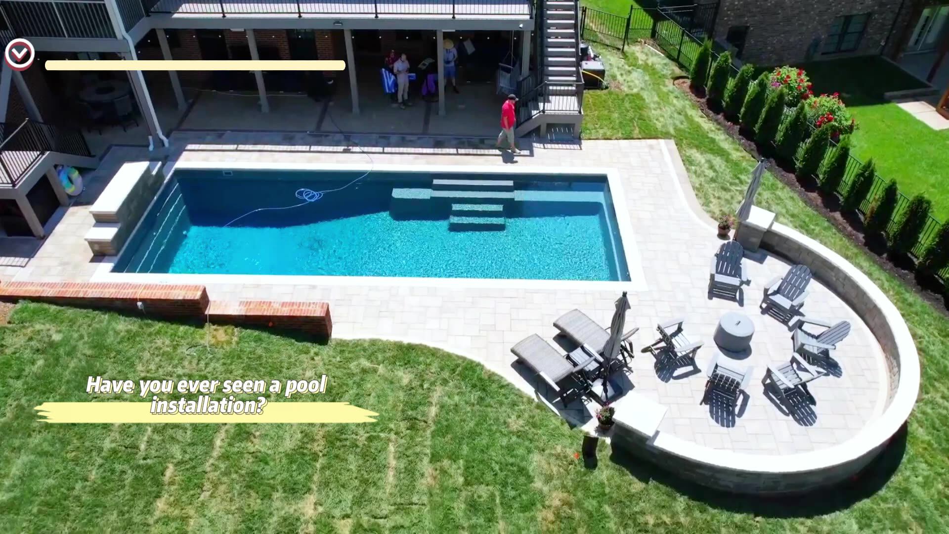 Family Inground Small Fiberglass Rectangular 4m 5m Swimming Pool Above ...