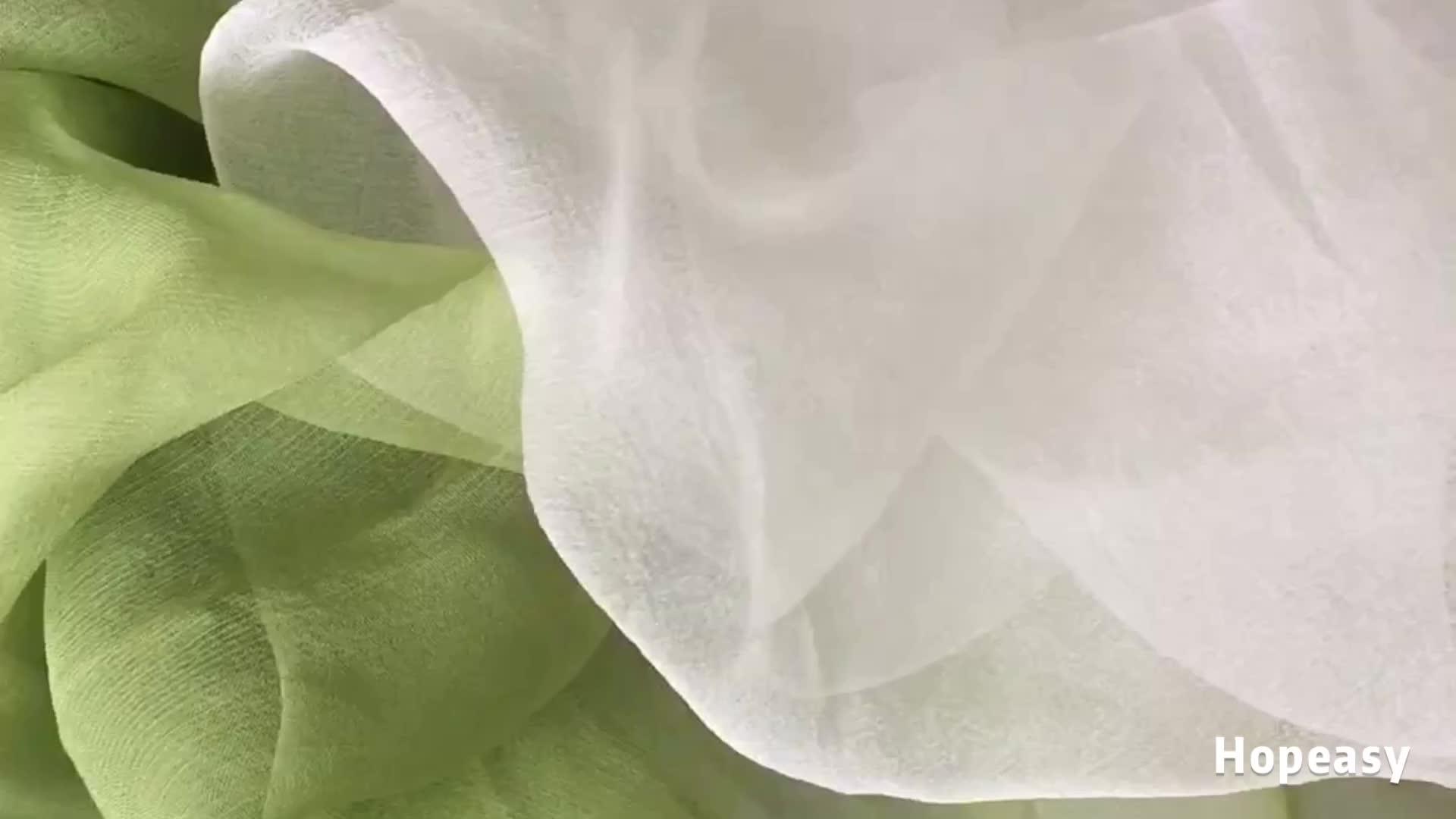 Natural Organic Silk 3.5m/m 140cm Wide Width Gauze Silk Fabric For Lady ...