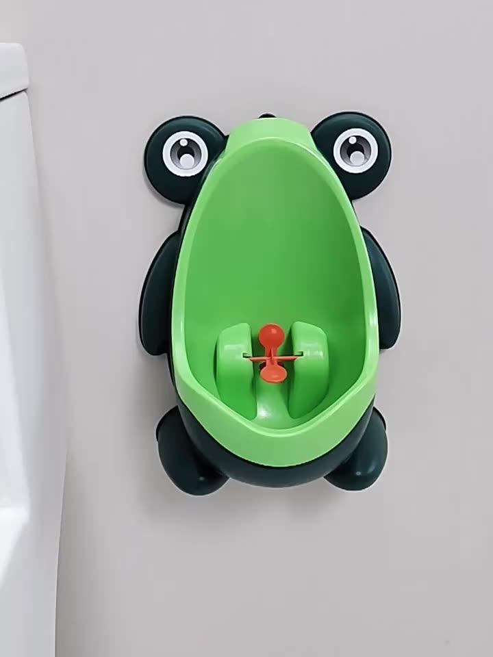 Cute Frog Baby Boy Potty Toilet Urinal Kids Travel Potty Training Frog ...