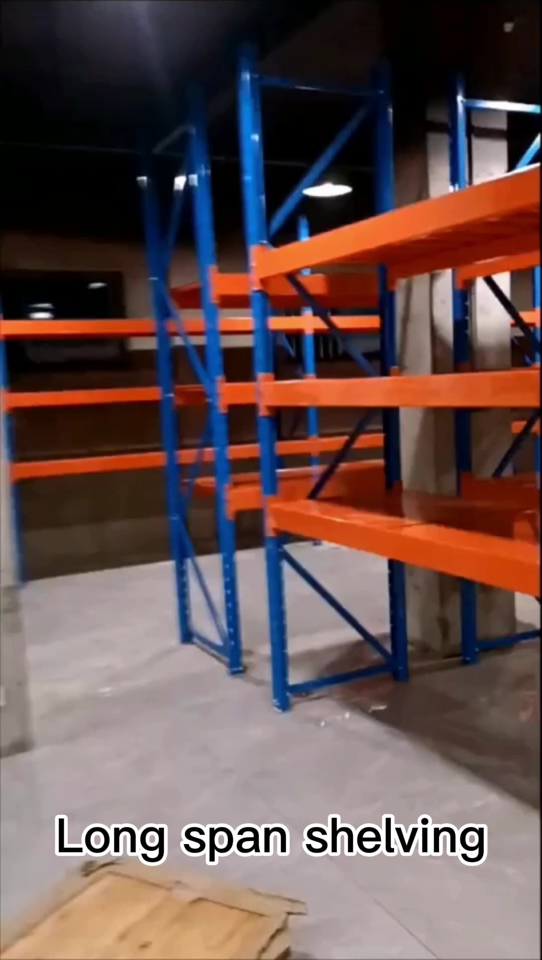 Mulit-level Long Span Racking Steel Storage Shelf Stillage Storage Rack Garage Stacking Racks ...