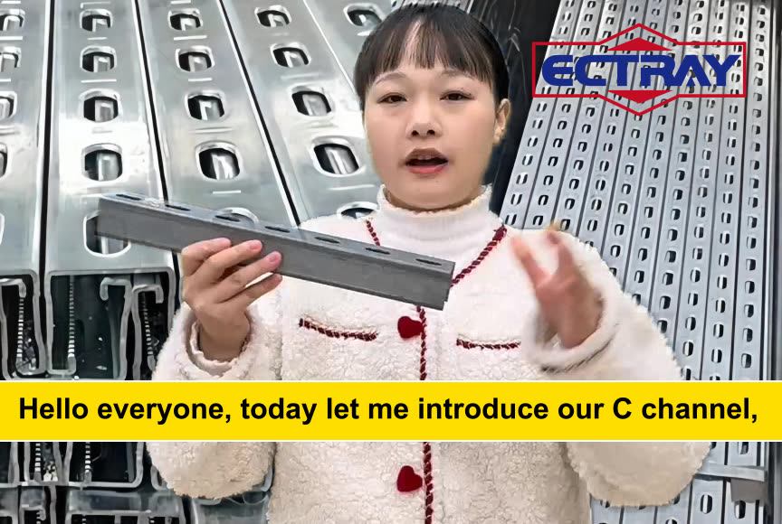 C Channel Unistrut Channel Price Zinc Aluminum Magnesium U Slotted C ...