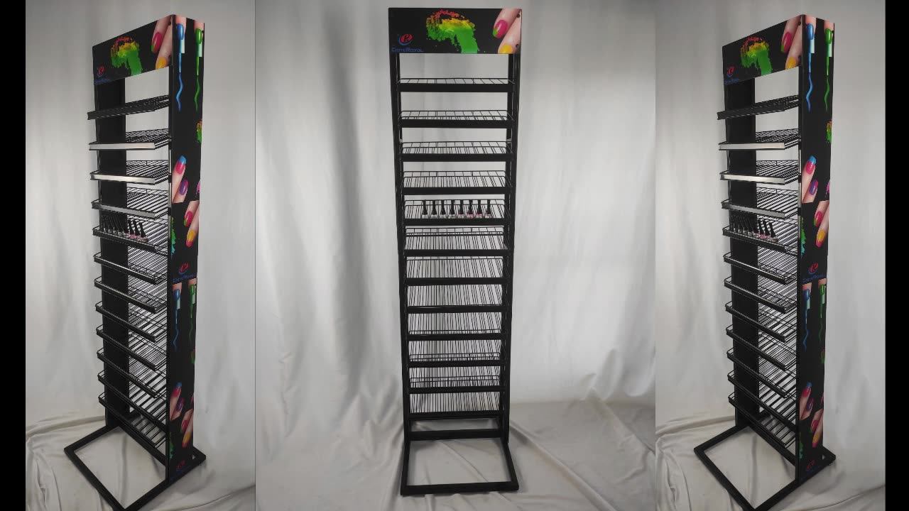 Custom Retail Store Shop Display Supermarket Shelves Floor Standing ...