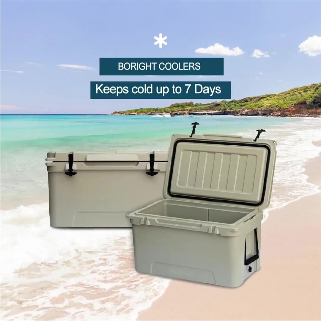 45 Qt Mixed Color Hard Plastic Insulated Cooler Box For Blood Fish ...