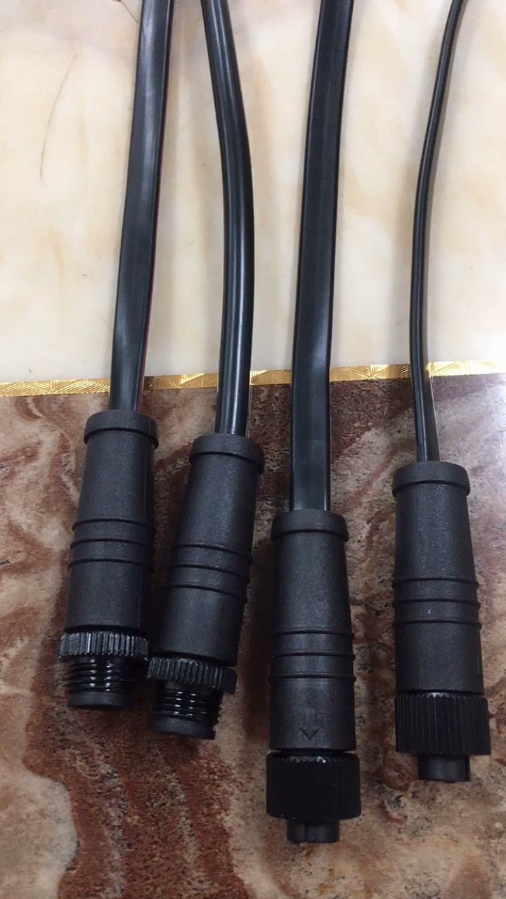 Ip67 Male And Female Connector M16 Power Connector Waterproof 3 Core ...