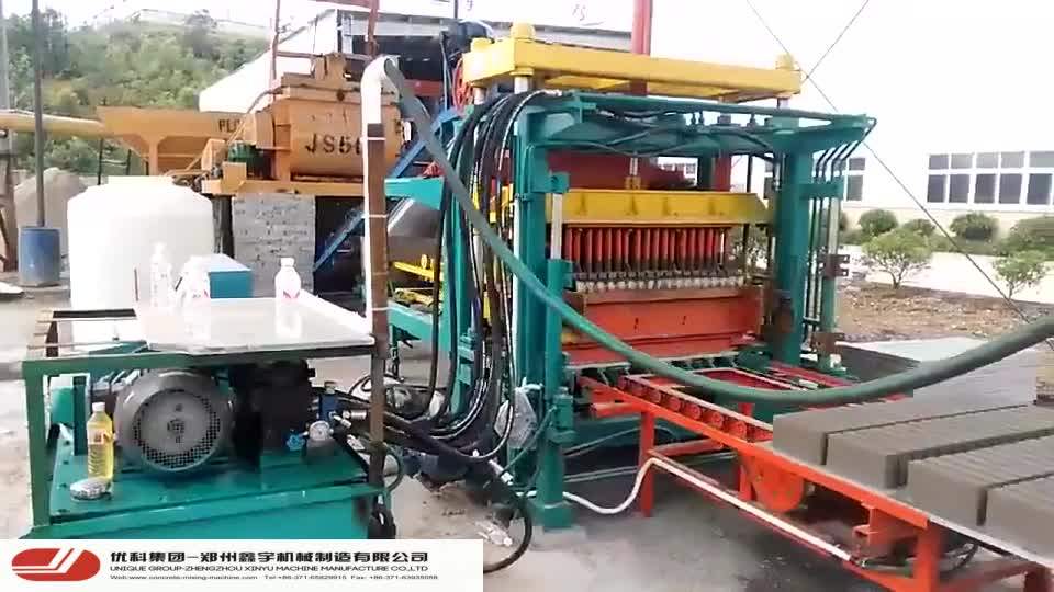 High efficiency QT6-15 automatic concrete block gal machine in sri ...