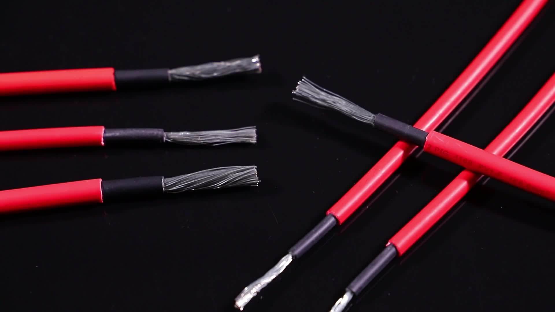 100 M/rolle Pv Solar Kabel 4mm2 6mm2 8mm2 10mm2 Photovoltaik Niedrigen ...