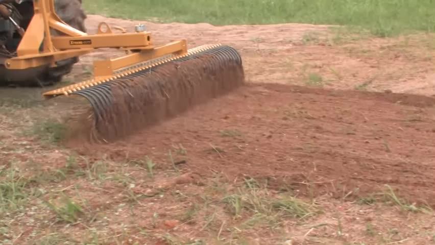 3 Point Tractor Landscape Rake /tractor Root Rake For Sale - Buy ...