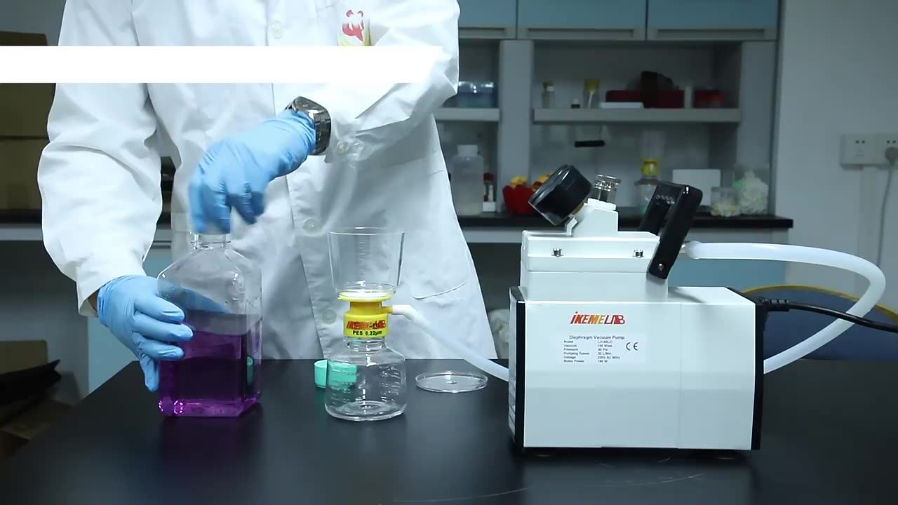 Ikeme 60l Lab Oilless Diaphragm Vacuum Pump Mini Oil-free Diaphragm ...