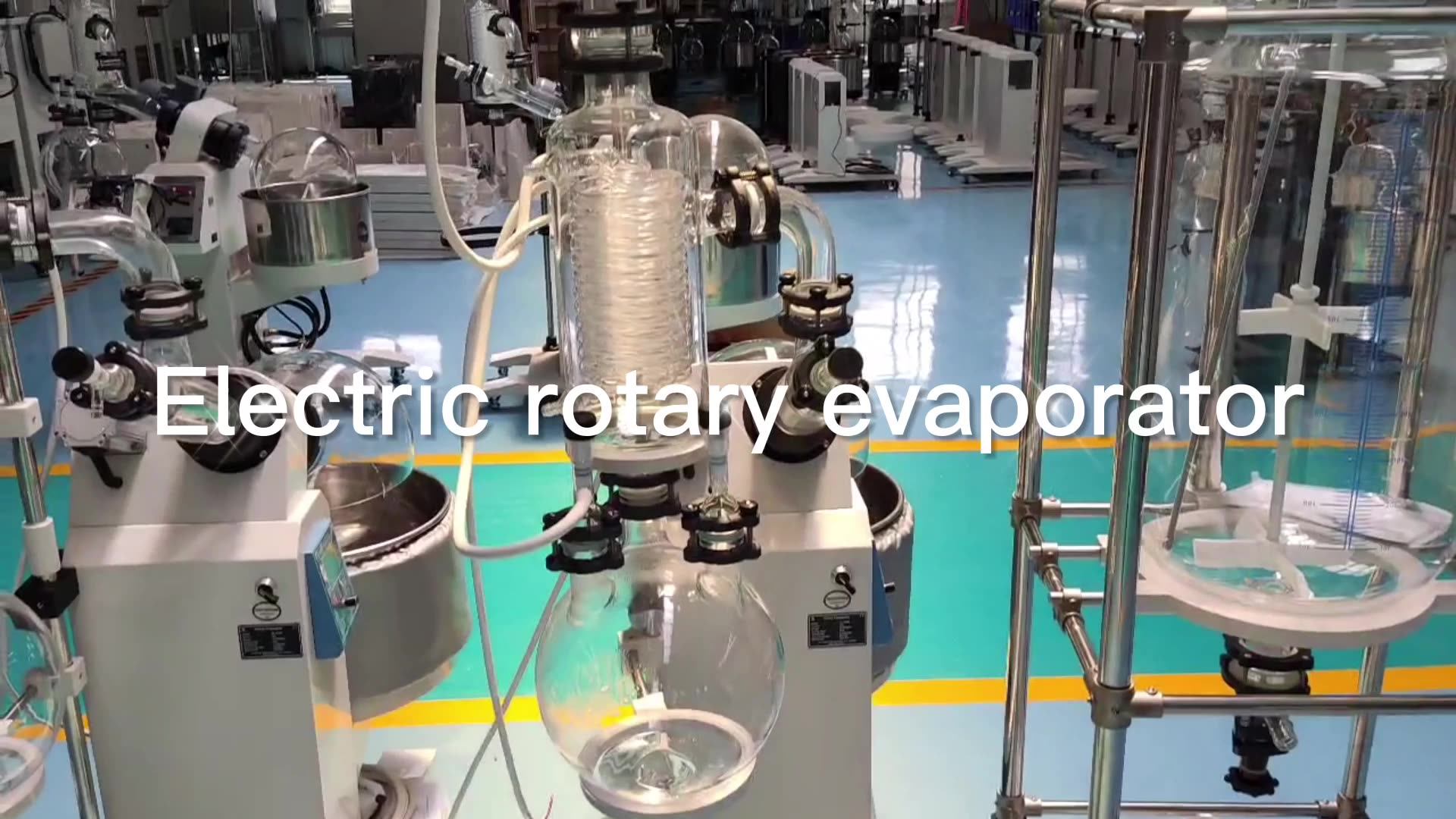 Lab Essential Oil Extraction 50l Dual Receiving Flask Vacuum Rotary ...