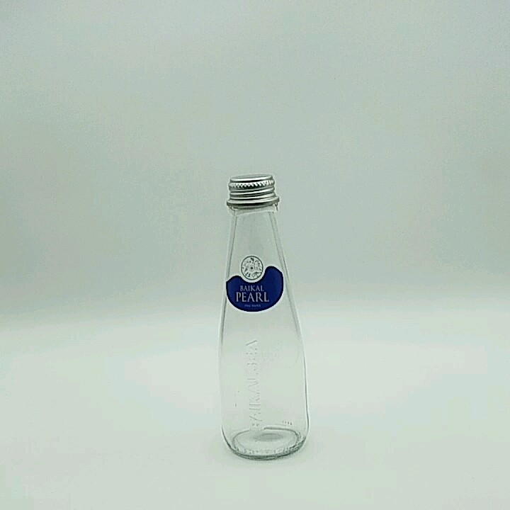 Customized Accept Design 250ml Round Oval Clear Glass Drinking Water ...