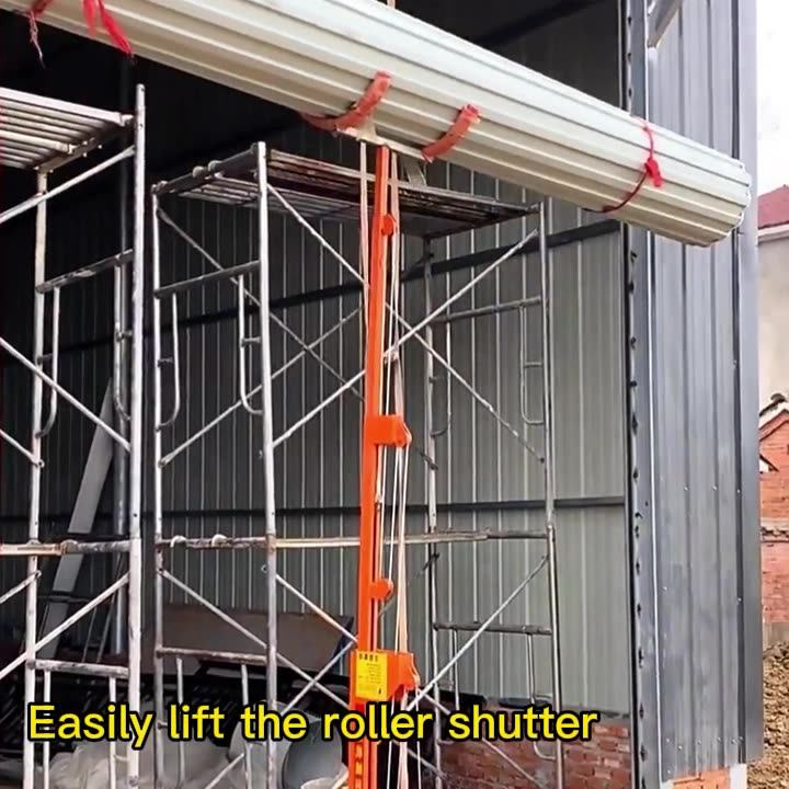 3 4 5meters Roller Shutter Doors Install Lifts Fire Pipes Ventilation ...