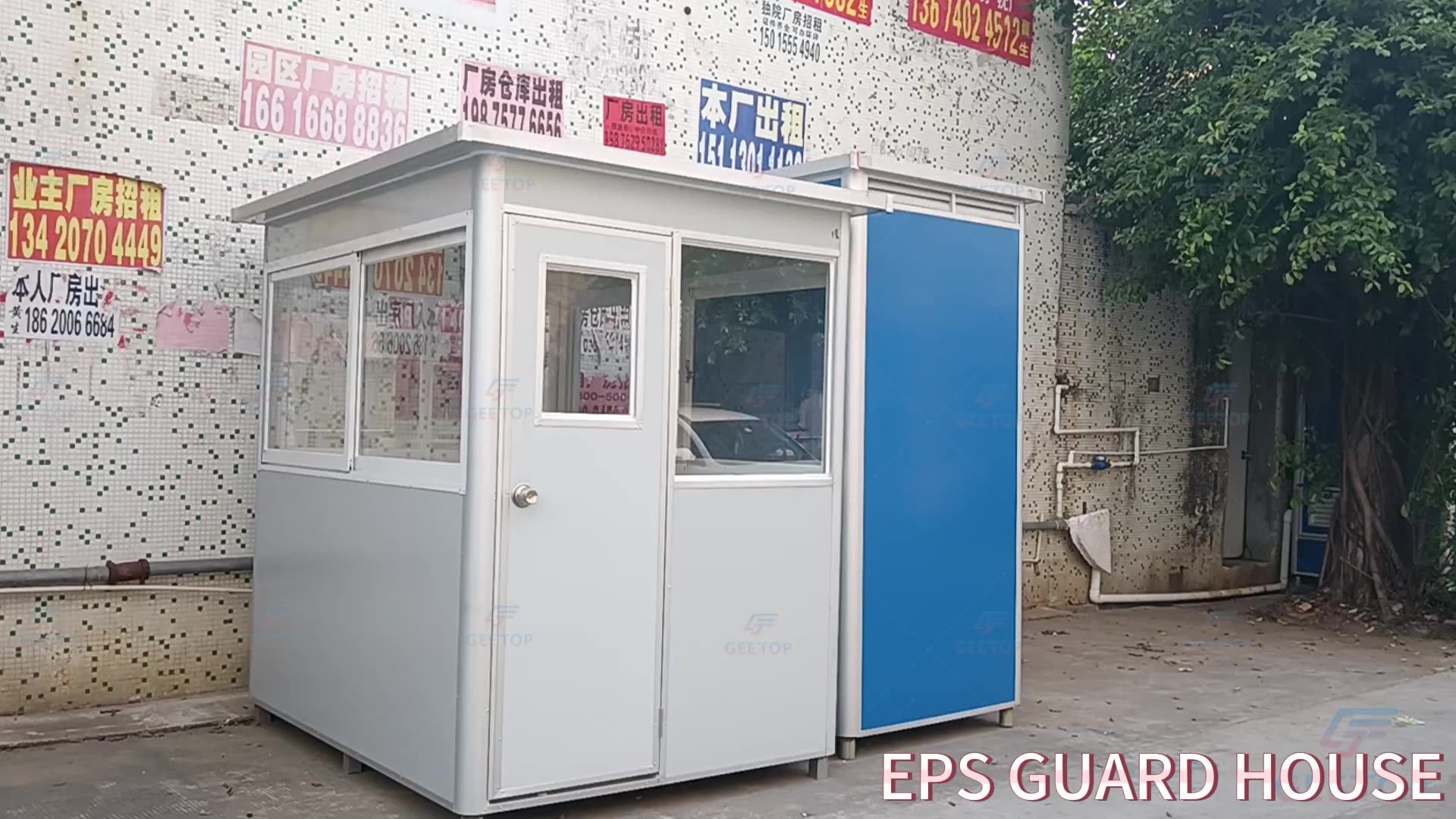 Safe Metal Guard House Cabin Prefab Security Lock Box With Different ...