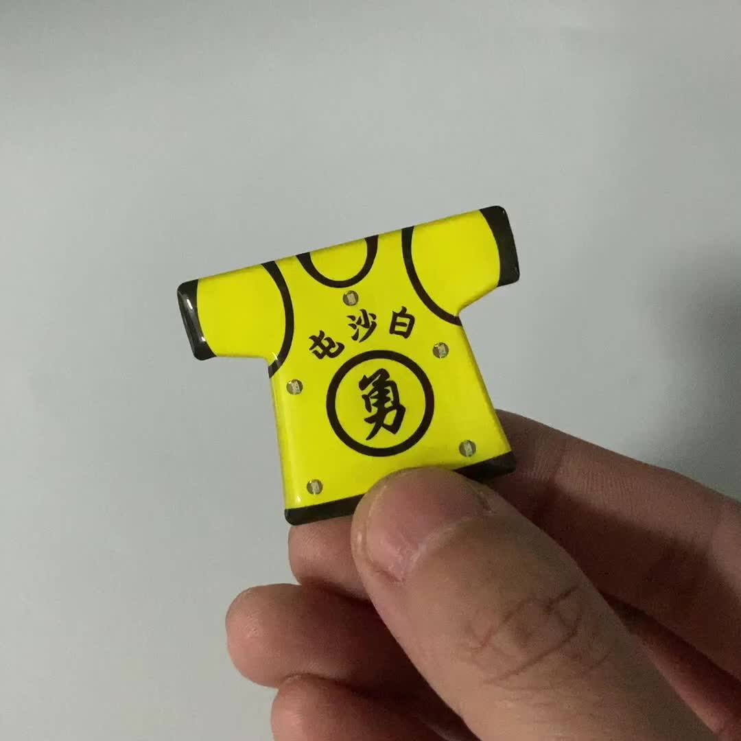 Factory Oem Colorful Led Pin Badge Customized Shape Logo Magnetic Led ...