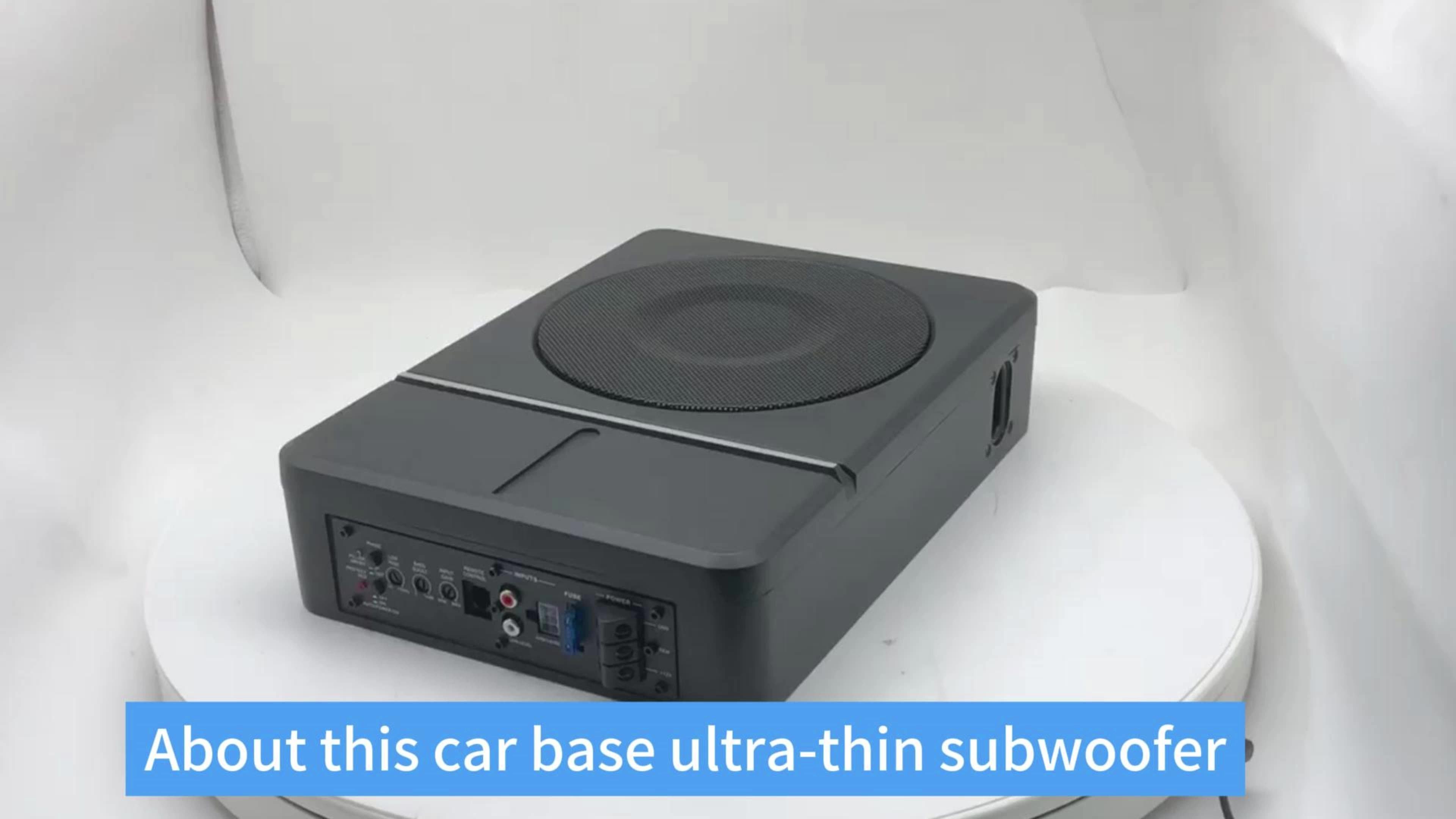 8 Inch Subwoofer 12v Speaker Volume Control Cable With Amplifier Car ...