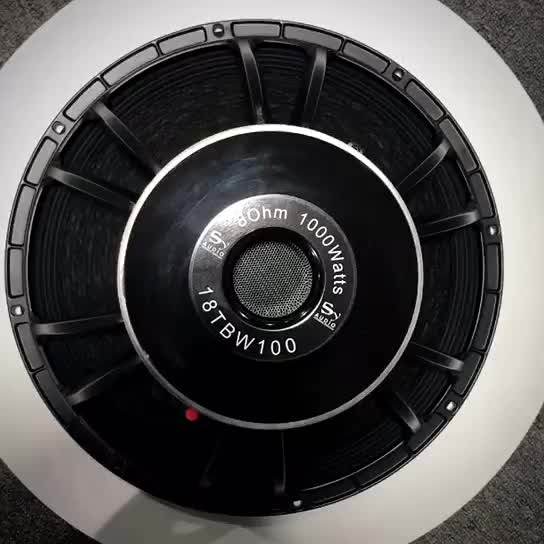 Professional Stage Music 18inch Ferrite Lf Driver 18tbw100 Subwoofer,Pa ...