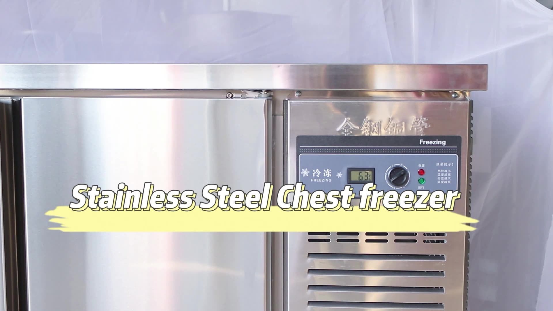 3 Doors Fancooling Salad Bar Display Counter Refrigeration Equipment ...