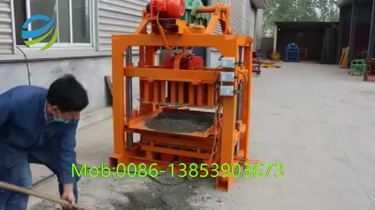 Building Materials Block Making Machine Manual Concrete Hollow Block ...