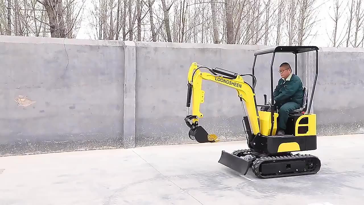 1 Ton Mini Hydraulic Crawler Excavator Good Quality Crawler Excavator ...