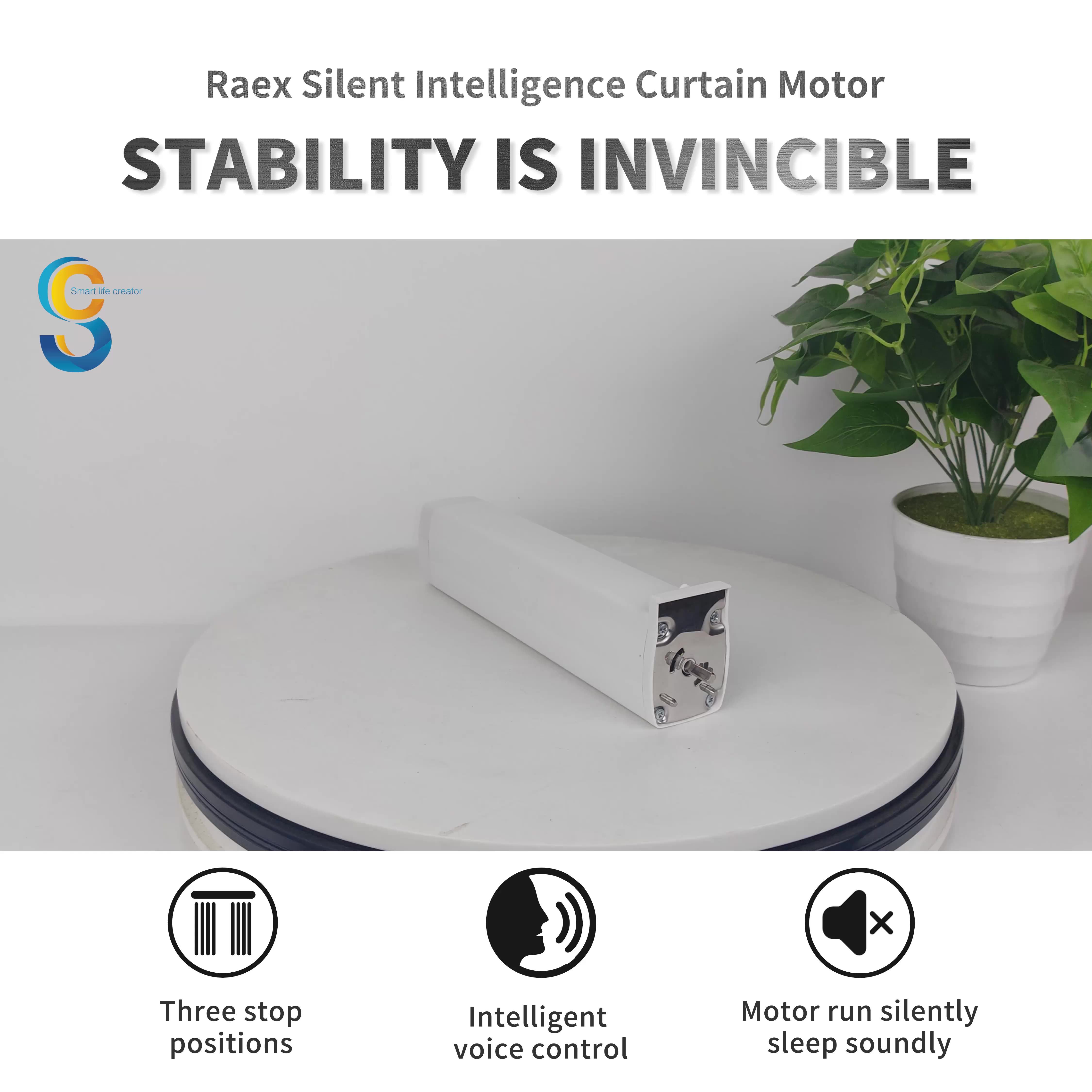 Smart Motor Control Drapery System 1.2nm Dc Remote Home Motorized ...