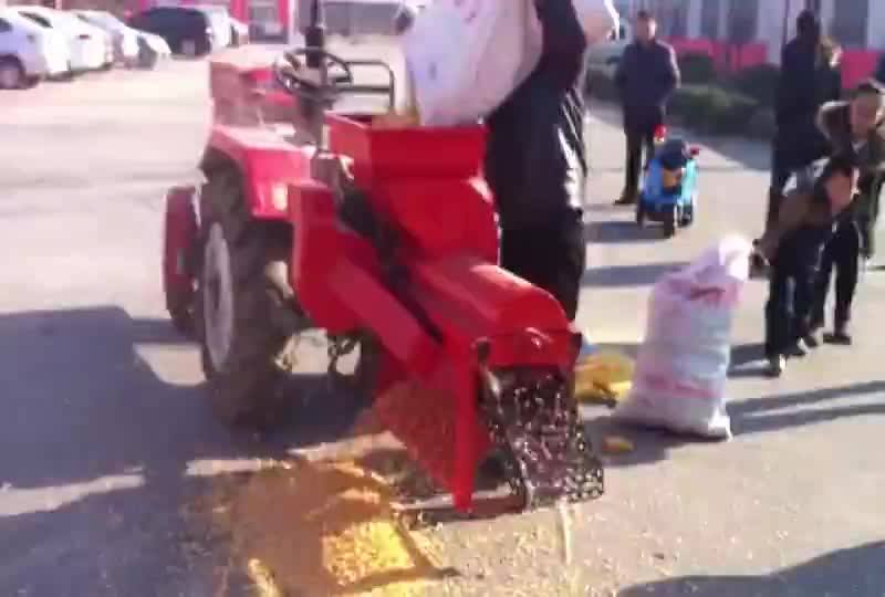 4-5t/h Electric Corn Dehusker Machine / Corn Peeling And Shelling ...
