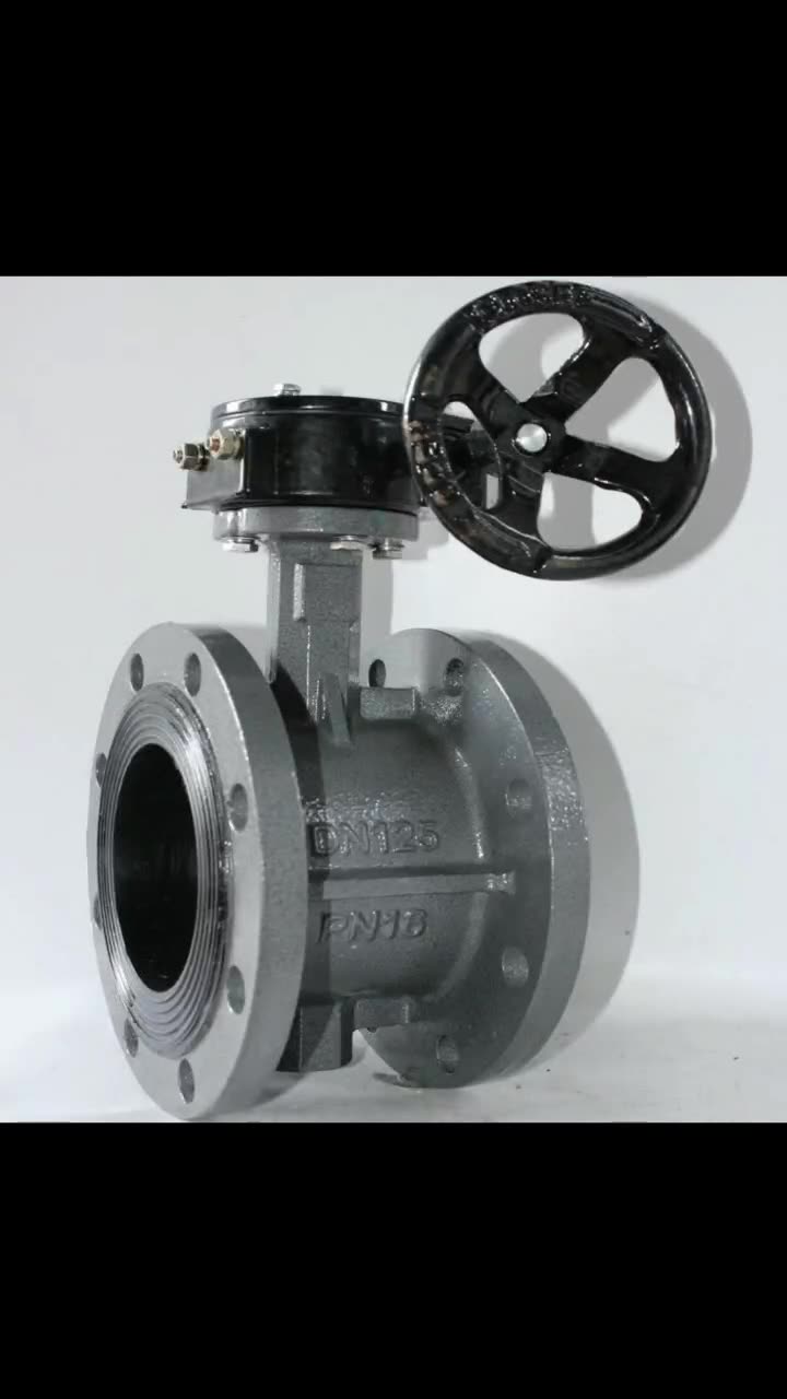 钢体法兰蝶阀 铸钢阀体三元乙丙橡胶软密封涡轮法兰蝶阀D341X-16C-阿里巴巴