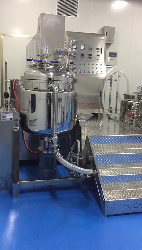 Large Scale Vacuum Mixer Liquid Foundation Mixing Machine Cosmetic ...