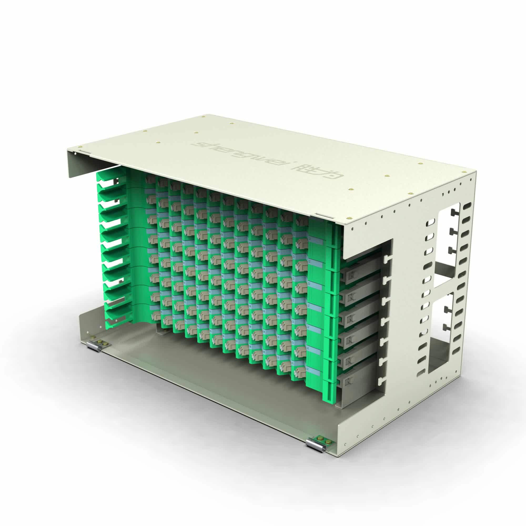 Fiber Optic Equipment 19 Inch Rack Type 24 Core Fiber Patch Panel Odf ...