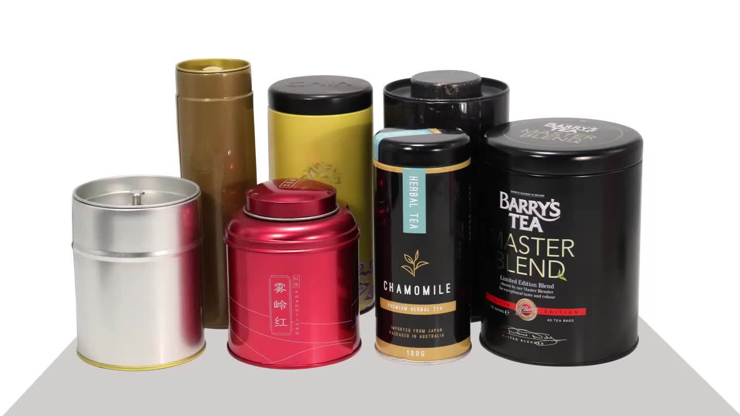 Decorative Red White Sugar Large Coffee Tin Boxes And Tea Containers ...