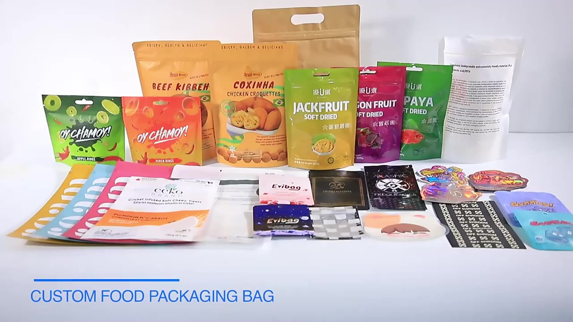 Customized Aluminum Foil Food Grade Resealable Smell Proof Moisture ...