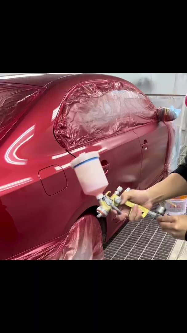 High Gloss Fast Drying Auto Clear Coat High Quality 2k Automotive Clear Coat Yellow Resistant ...