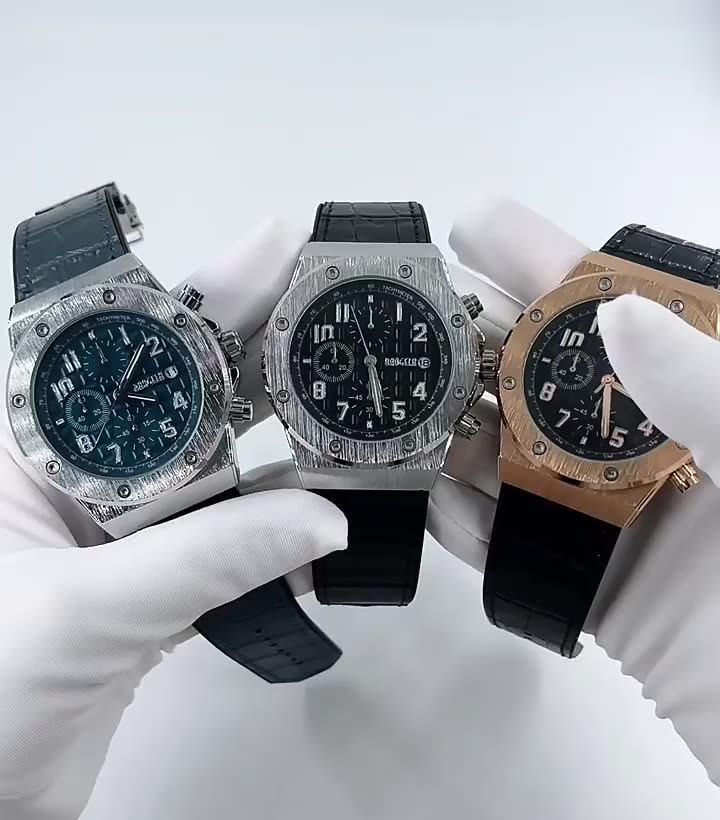 Custom Oem Watches Men Wrist Multi-function Fashion Montre Reloj Round ...
