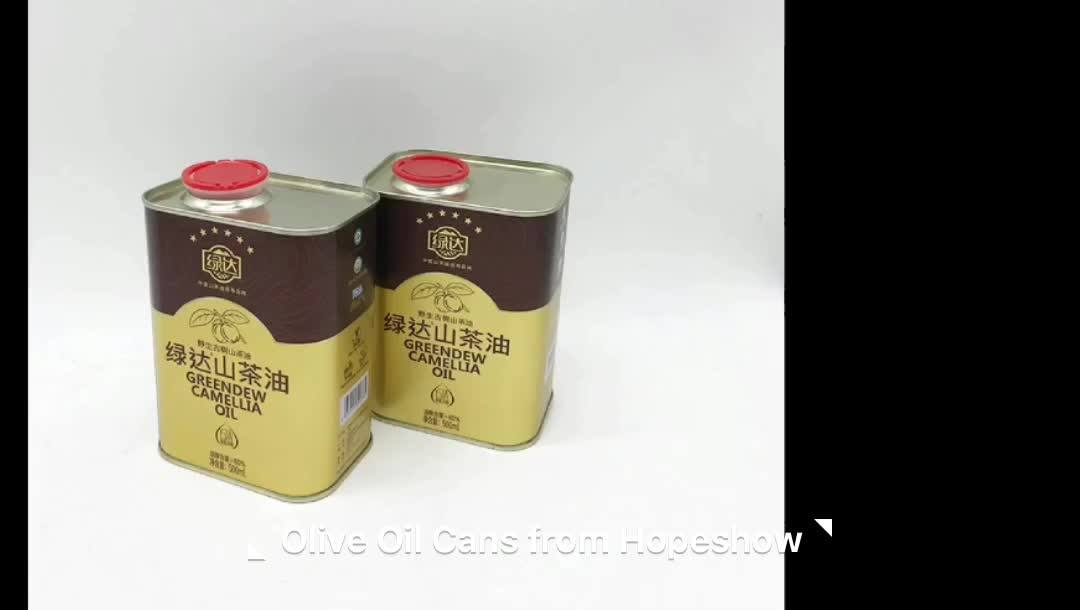 Custom Extra Virgin Olive Oil 5lt Can Storage Tins 5l Container - Buy ...