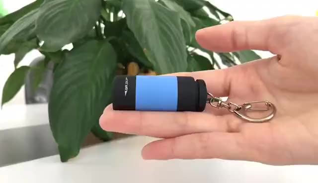 Colorful Promotional Gift Flashlight Key Ring Led Torch Usb ...