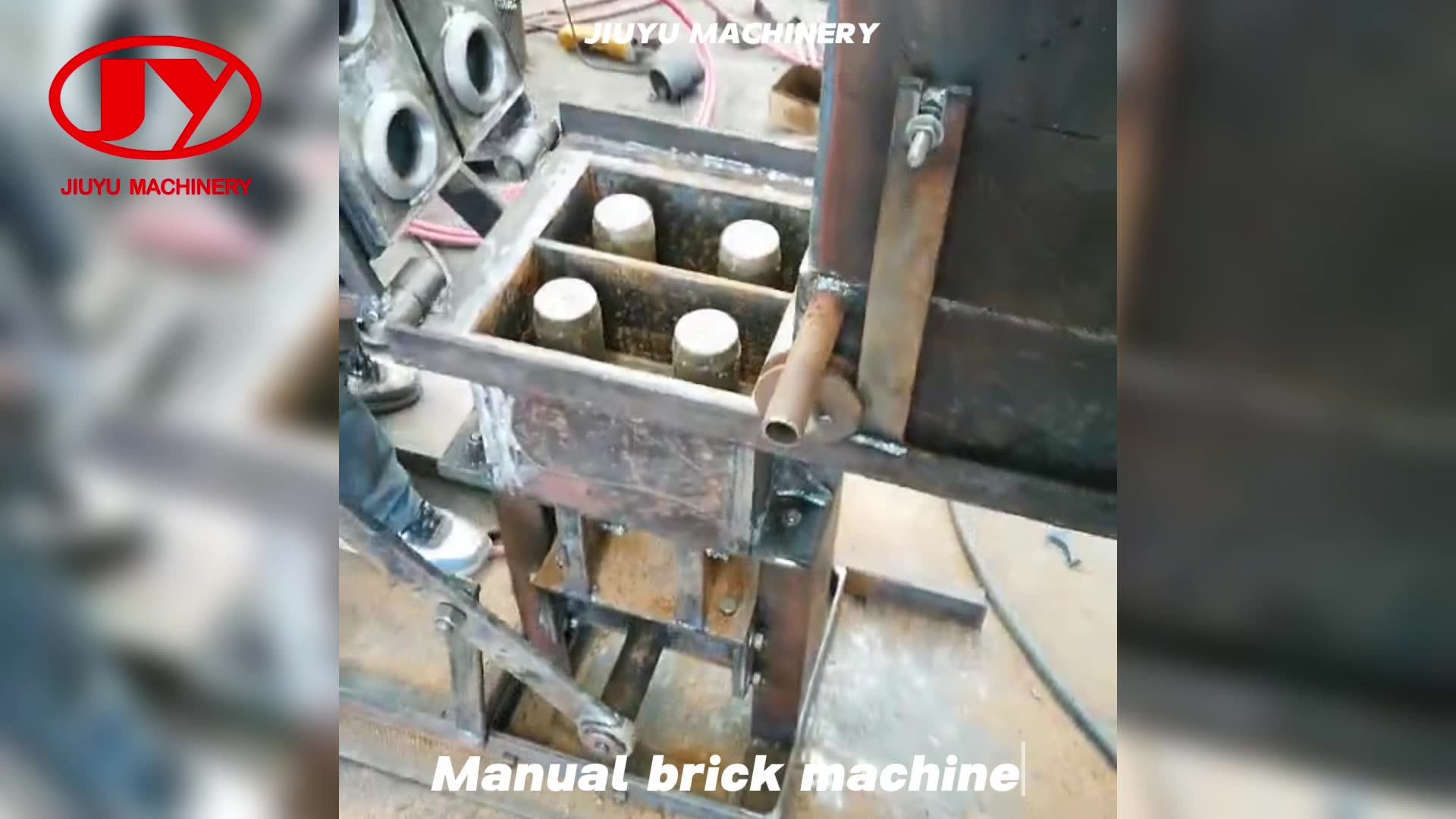 Easy To Operate Manual No Power Hand Brick Press Jym2-40 Clay Brick ...