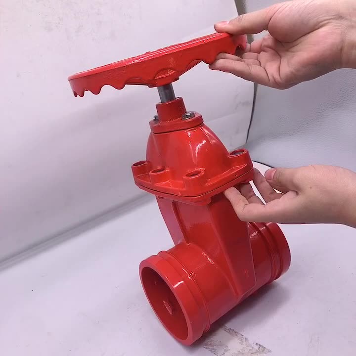 沟槽暗杆/明杆软密封闸阀弹性座封闸阀Z85X-16Q球墨铸铁卡箍闸阀-阿里巴巴