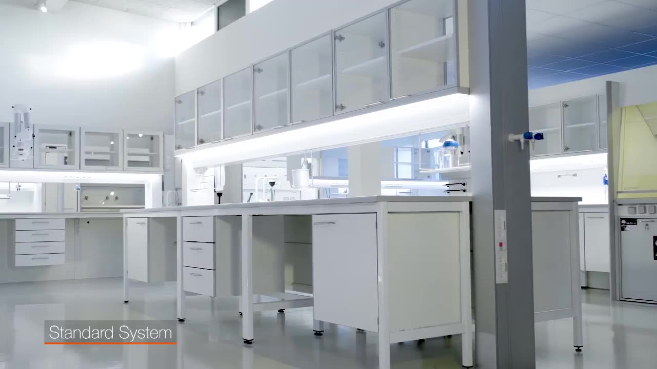 Lab Table With Reagent Shelf Drawer Physical Chemistry Medical Lab ...