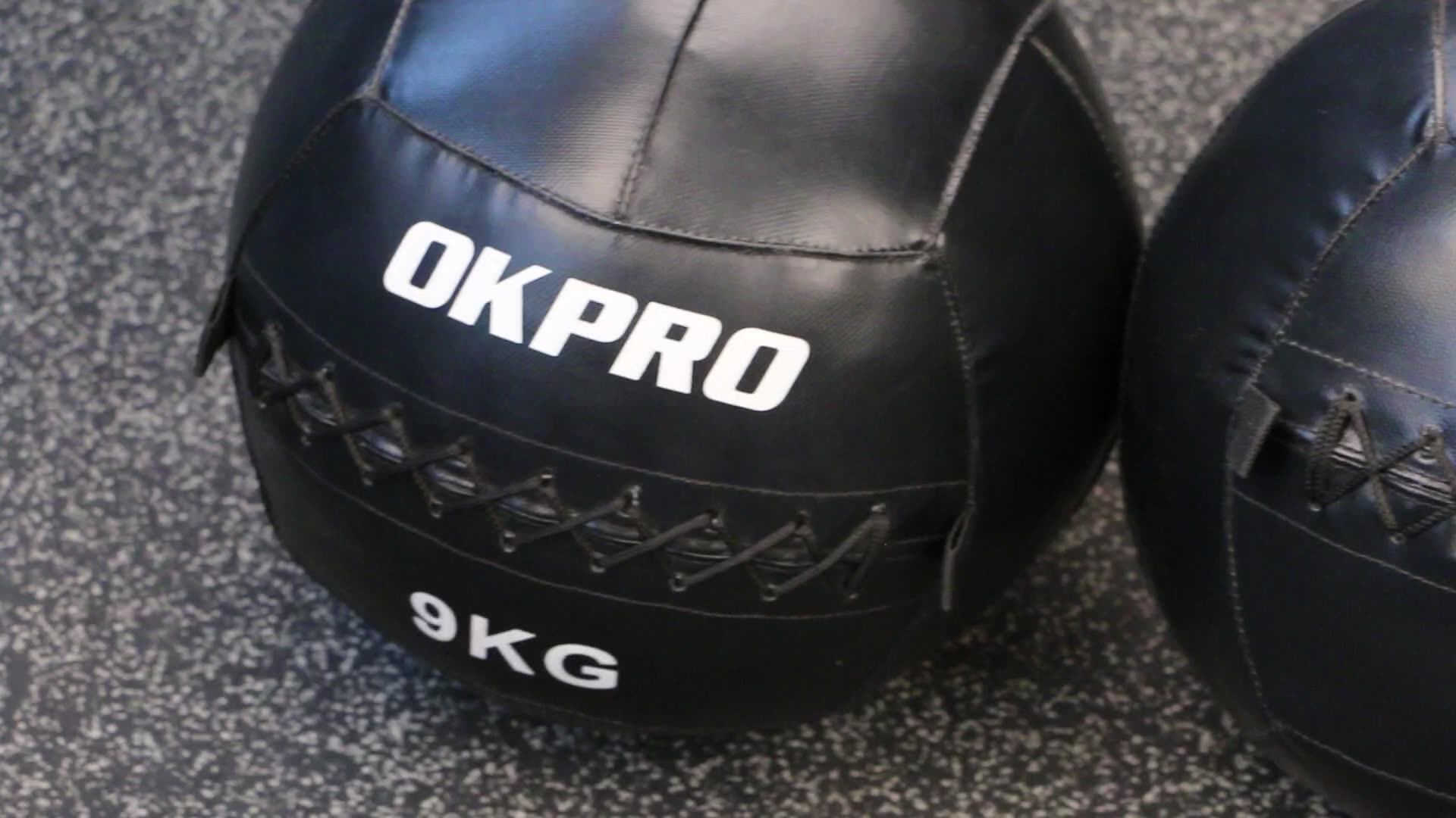 Okpro Gym Fitness Work Out Weighted Ball Soft Medicine Ball Rubber Wall ...