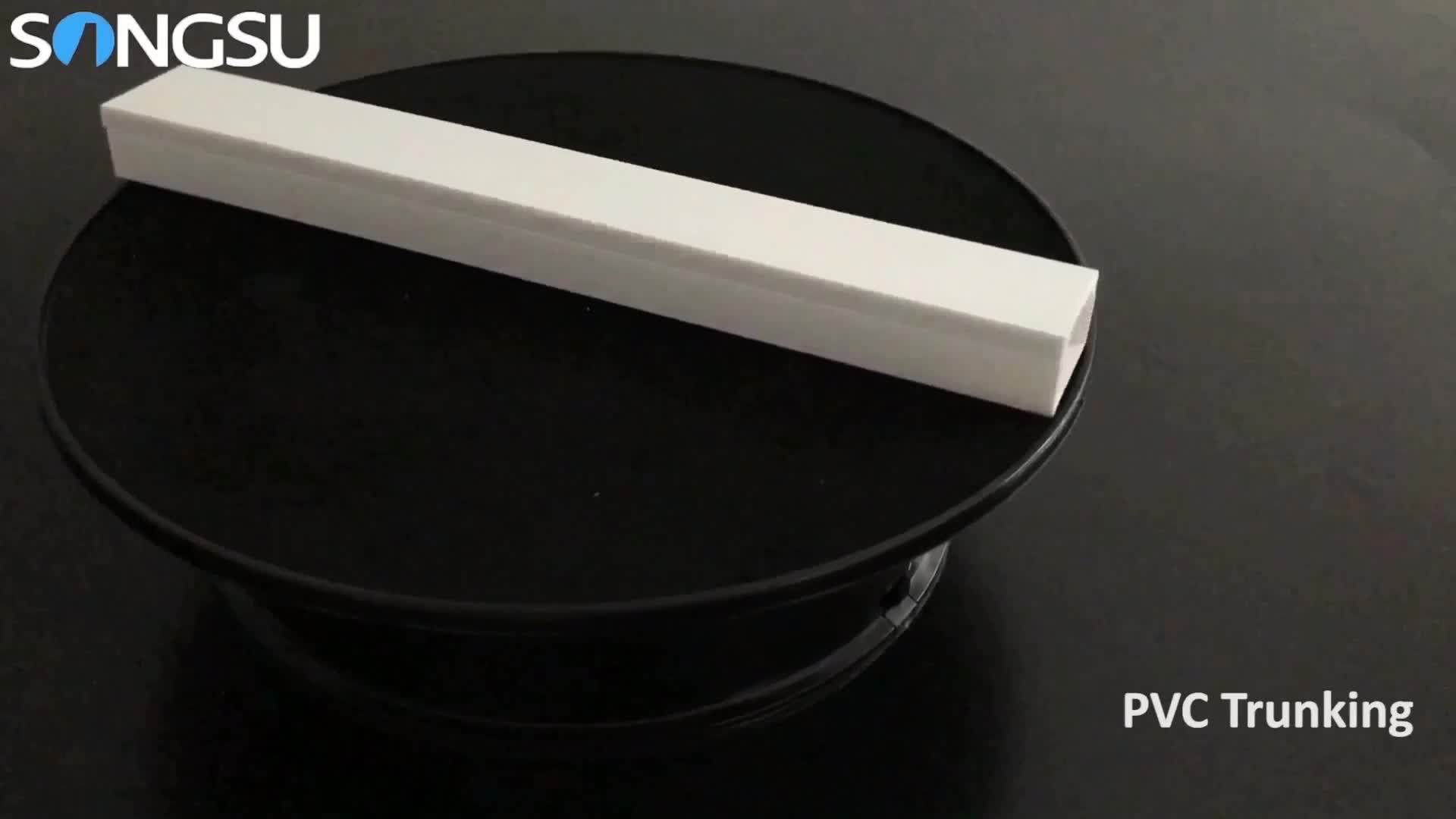 Industrial Mini Plastic White Color Pvc Cable Trunking Size,Electrical ...