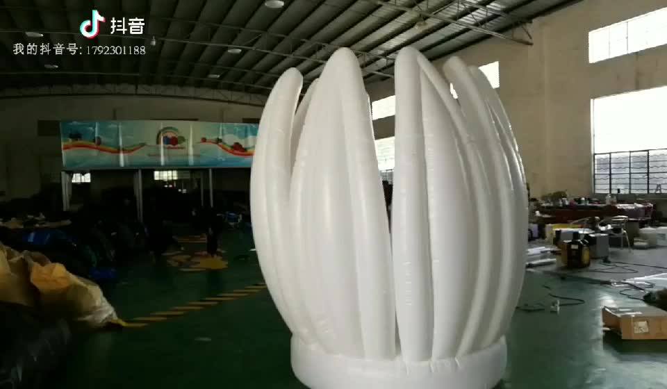 Customized Giant Can Be Opened Inflatable Lotus Flower For Party Stage ...