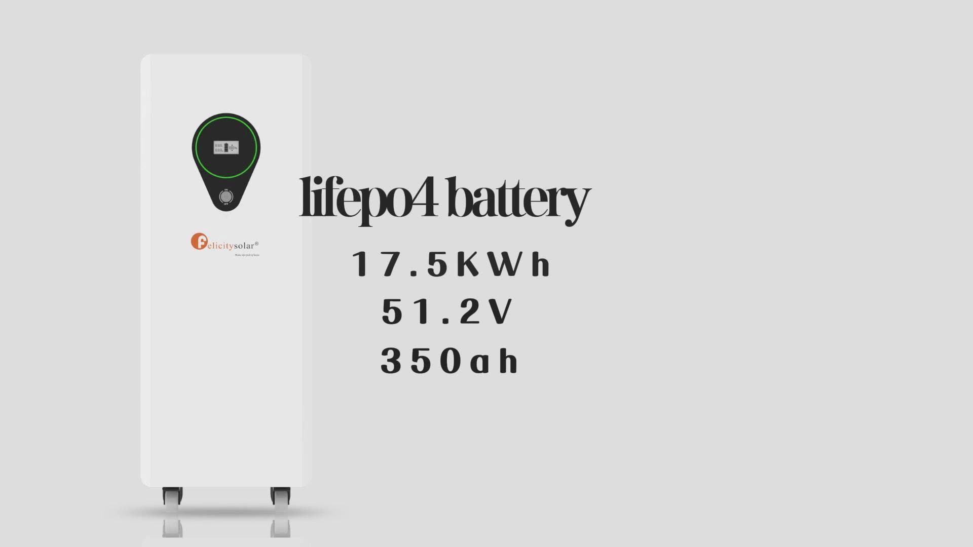 Felicity Solar Lithium High Voltage Storage 48v 350ah Lifepo4 Battery ...