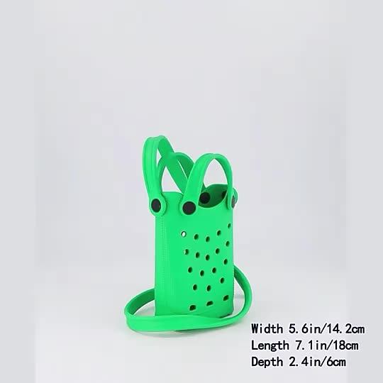 Croc Bag With Holes Waterproof Eva Custom Summer For Women Handbag Xl ...