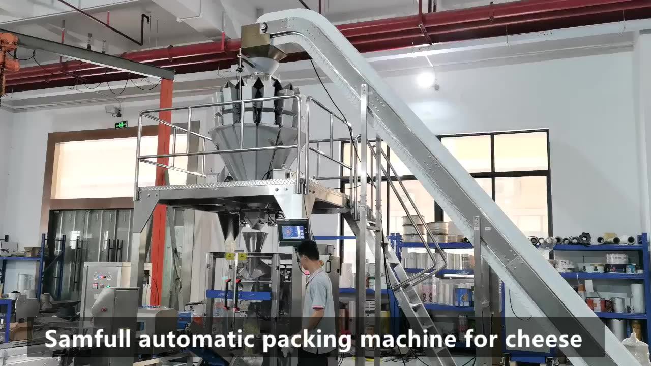 Automatic Vertical Ffs Multihead Weigher Dairy Products Round Cheese ...