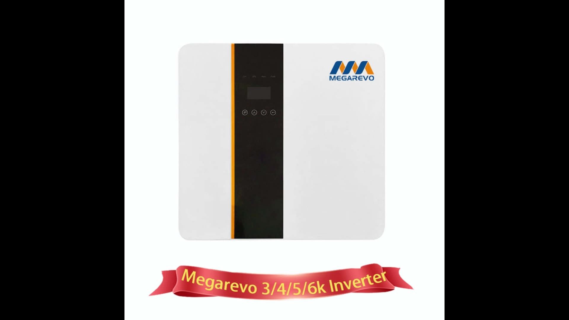 Megarevo Hybrid Inverter R6kl1 Off-grid Solar System Pure Sine Wave ...