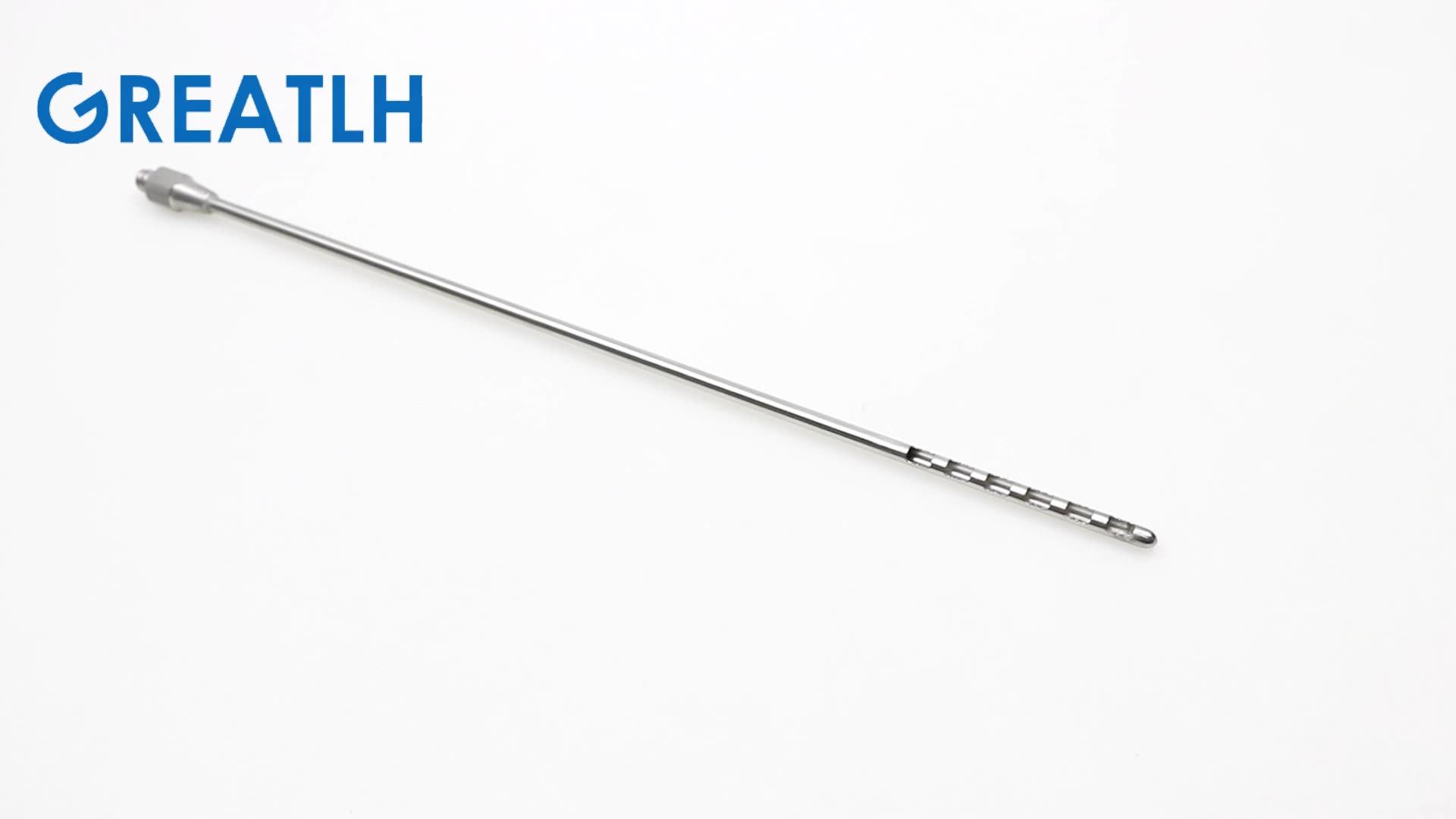Autoclavable Surgical Instrument Luer Lock Cannula Liposuction Needle ...