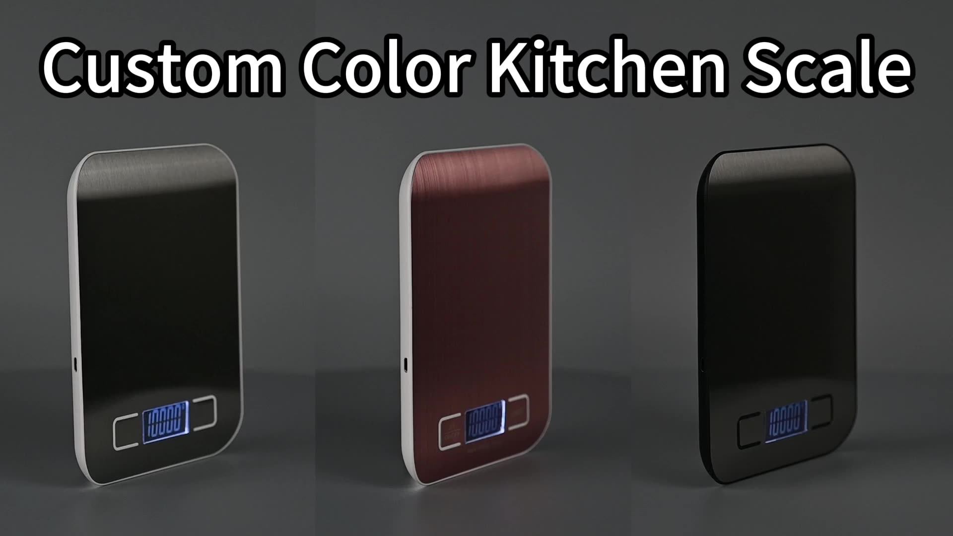 Full Custom Pink Kitchen Food Weighing Scales 10 Kg Digital Electronic ...