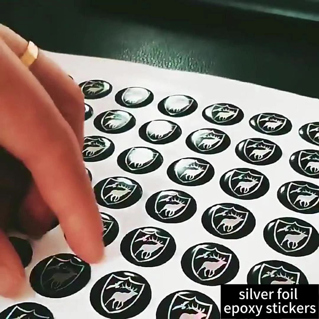 Custom Plastic Label Custom 3d Dome Epoxy Sticker Machine Gel Clear ...