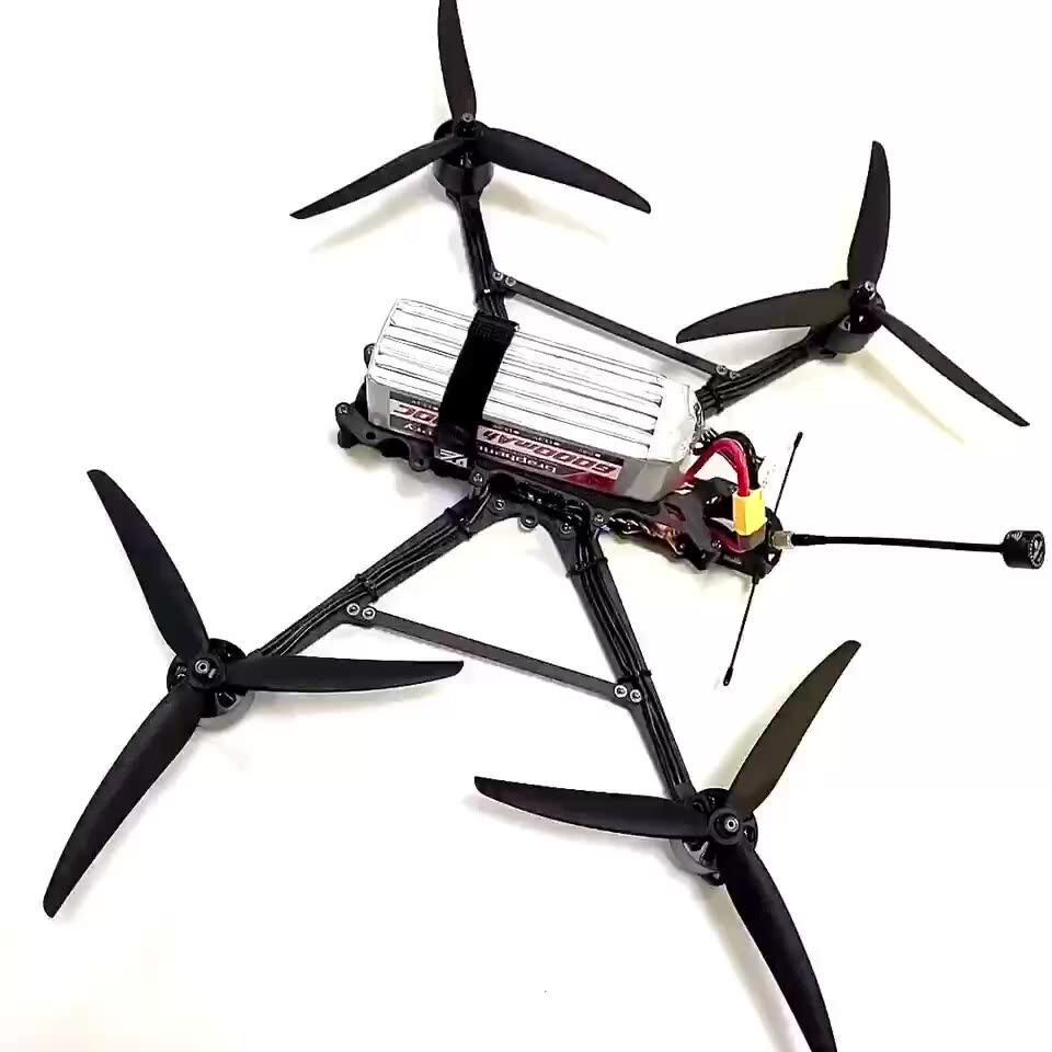 7inch/9inch/10inch Fpv Drone 20 Km Flight Range 1.5~5kg Payload Gps ...