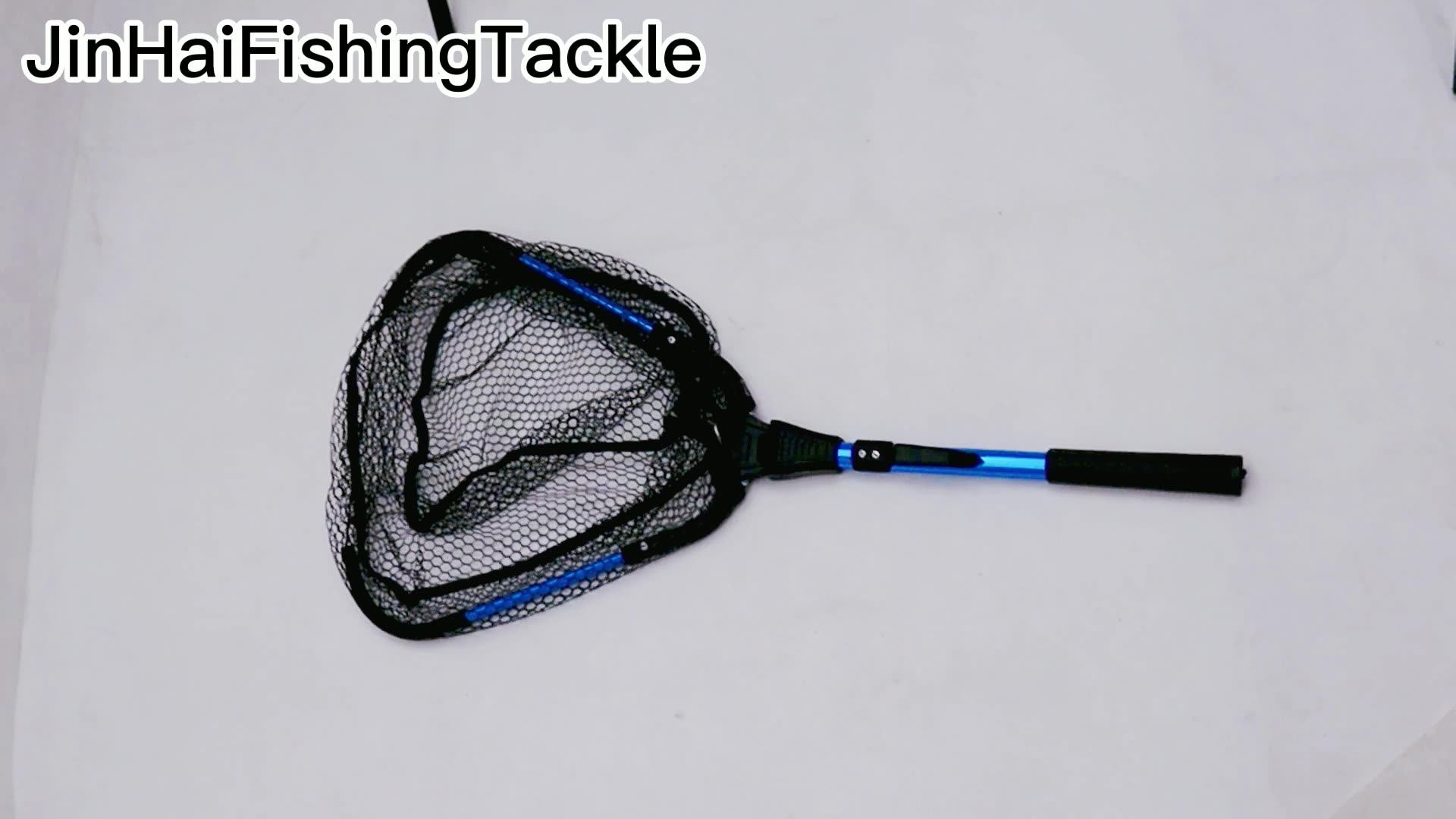 Retractable Triangular Head Hand Net Aluminum Alloy Landing Nets Fish ...